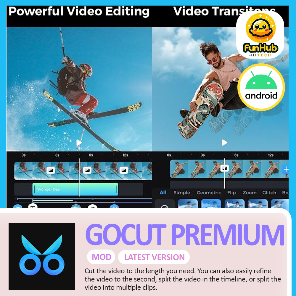 GoCut Pro Mobile - Powerful Video Editor ️⭐LIFETIME WARRANTY⭐ NO ADS ...