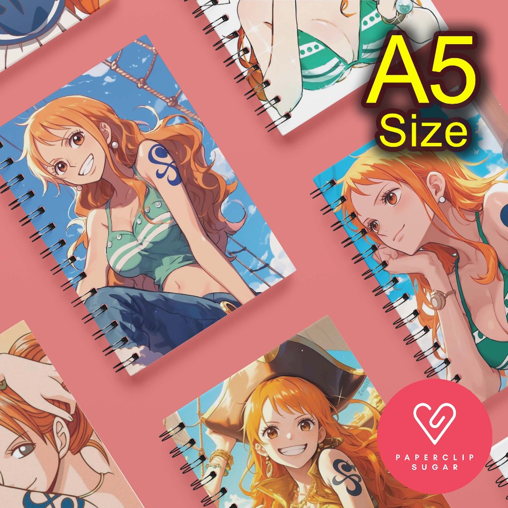 Nami A5 Notebook 100pgs Anime One Piece / Journal / Buku Nota / Note ...