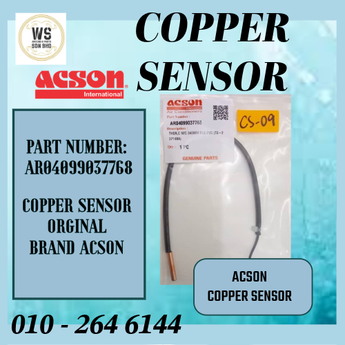 ACSON COPPER SENSOR | THER, C M/C 340MM BLK PVC (TS-23714BA) | Shopee ...