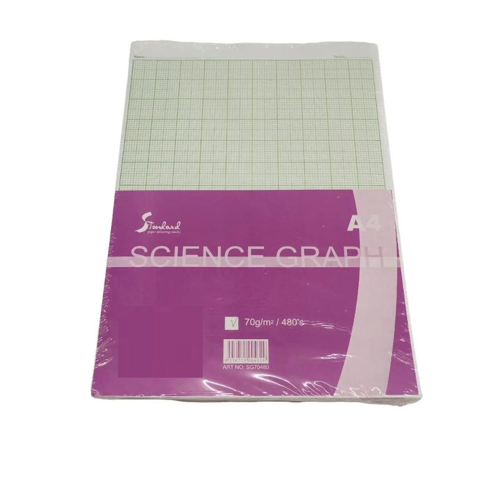 Standard A4 Science Graph Paper 480'S SG70480 | Shopee Malaysia
