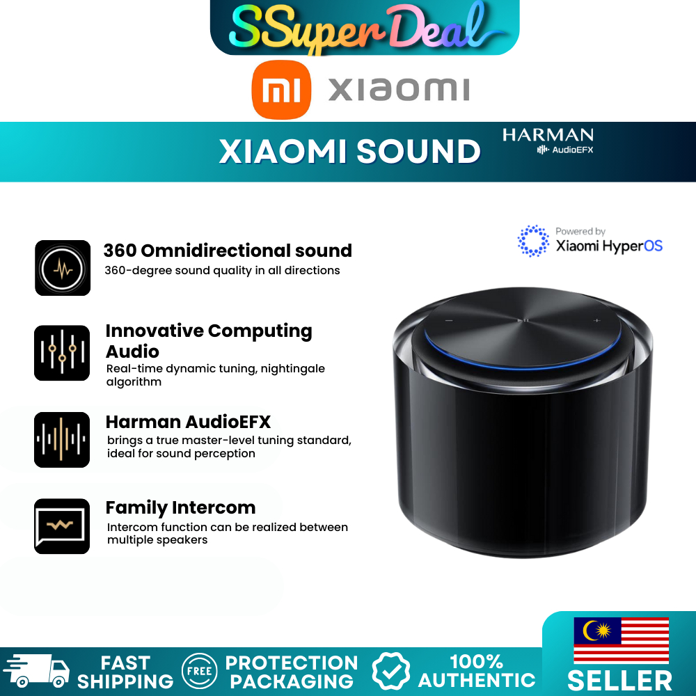 Xiaomi Mi Sound x Harman AudioEFX Smart Speaker | XiaoAi Voice Control ...