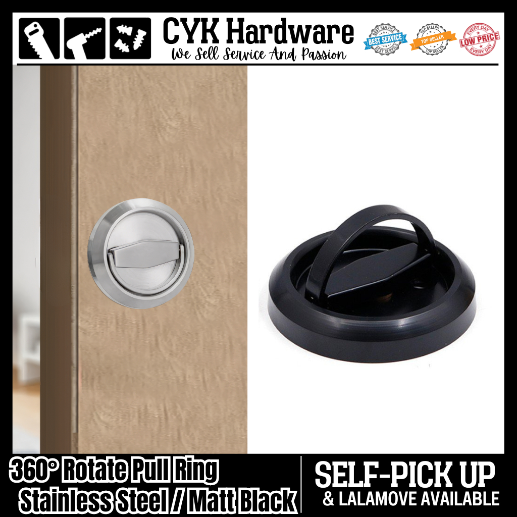 Stainless Steel Hidden Door Handles Fire Proof Door Round Handle Silver ...