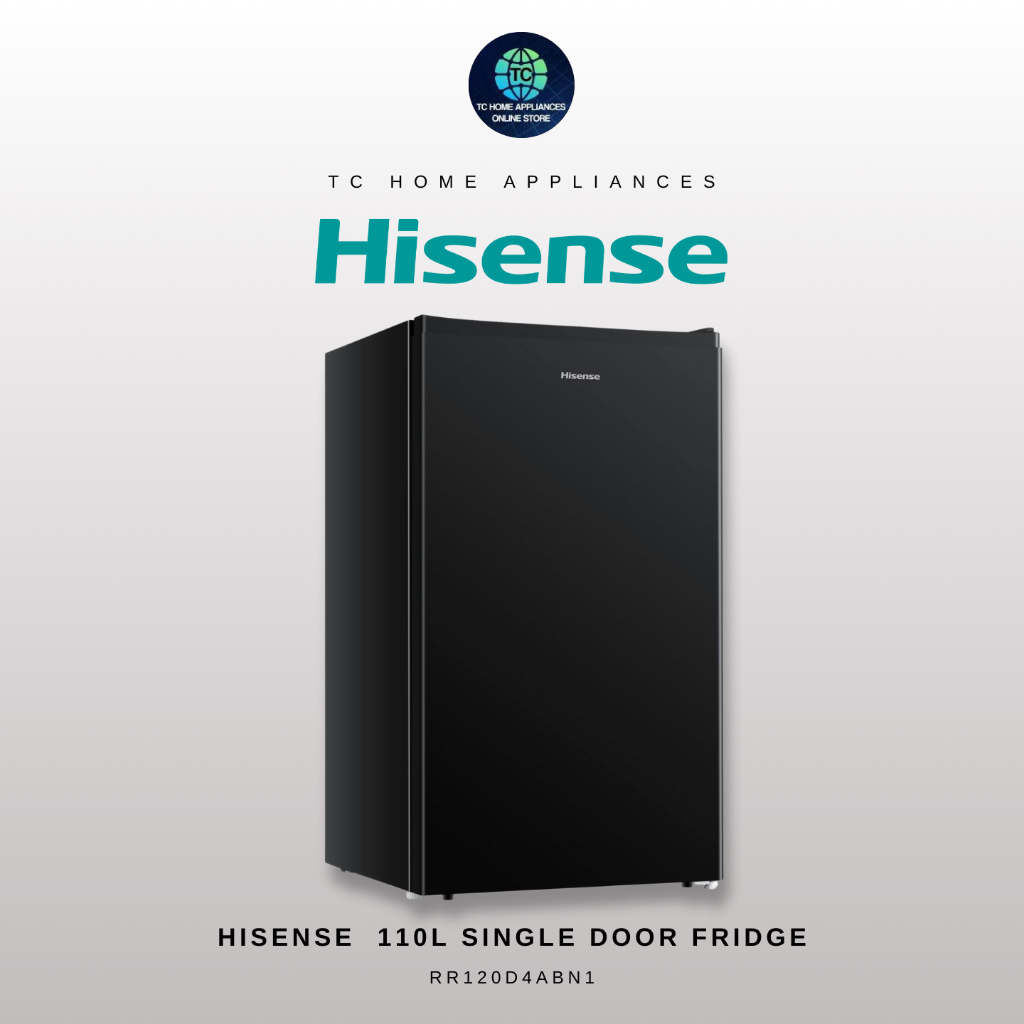 HISENSE 110L SINGLE DOOR FRIDGE (RR120D4ABN1) | Shopee Malaysia