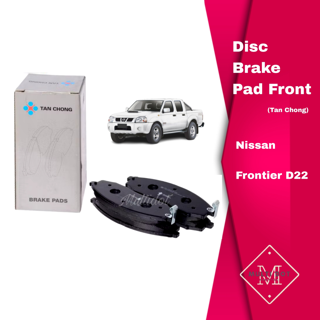 Nissan D22 Frontier Front Disc Brake Pad (Tan Chong) AutoPlus D1060 ...