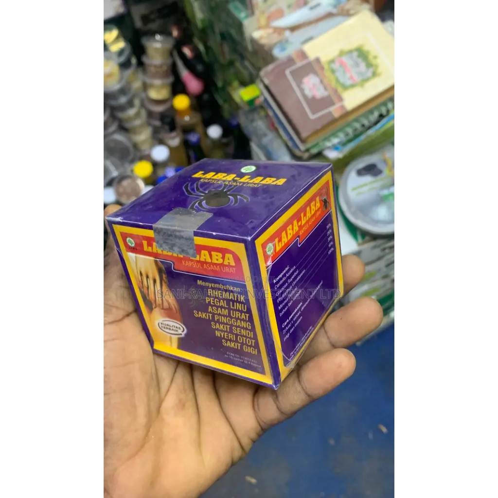 Jamu Herbal Asam Urat Laab - Laba Kapsul & Serbuk ( Harga Untuk 1 Box ...