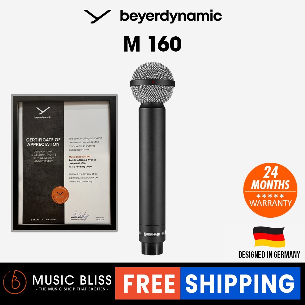 Beyerdynamic M 160 Double Ribbon Microphone (M160 / M-160) | Shopee ...