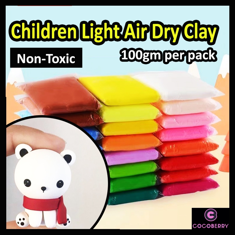 100gm 500gm Super Light Clay Set Non-Toxic Ultralight DIY Air Dry Clay ...