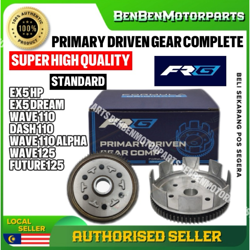 FRG ORI EX5 Dream W125 W110 DASH110 FUTURE125 W100 WAVE ALPHA Primary Driven Gear/ Outer Mangkuk ...