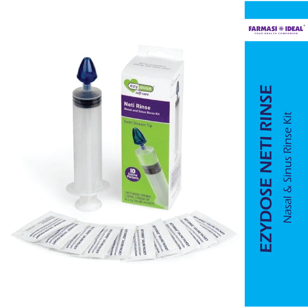 Ezy Dose Neti Rinse Kit - Relief nasal congestion, allergies | Shopee ...