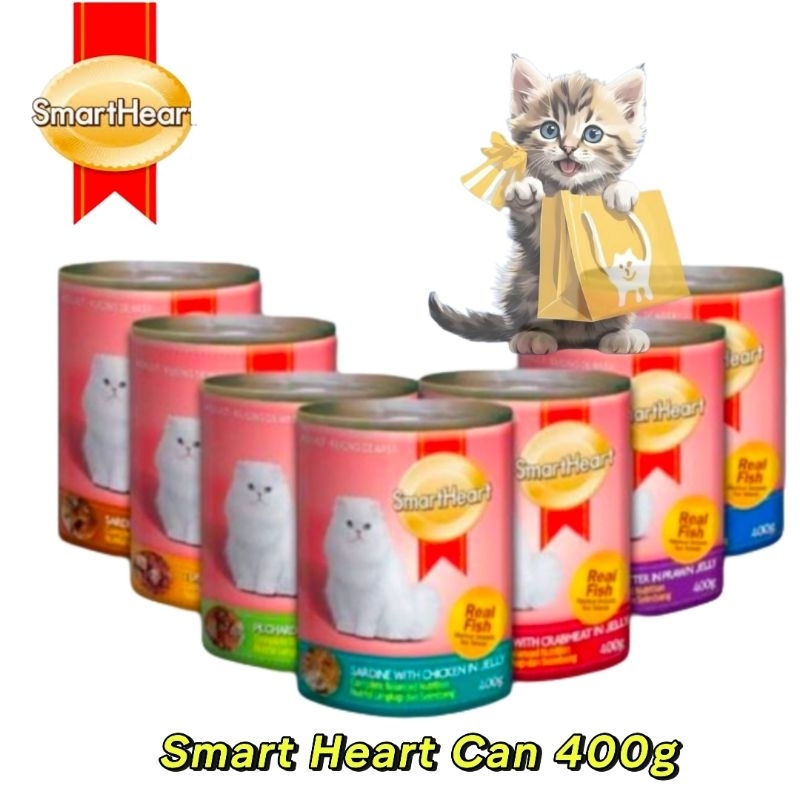 Smart Heart Canned Cat Food 400g | Shopee Malaysia