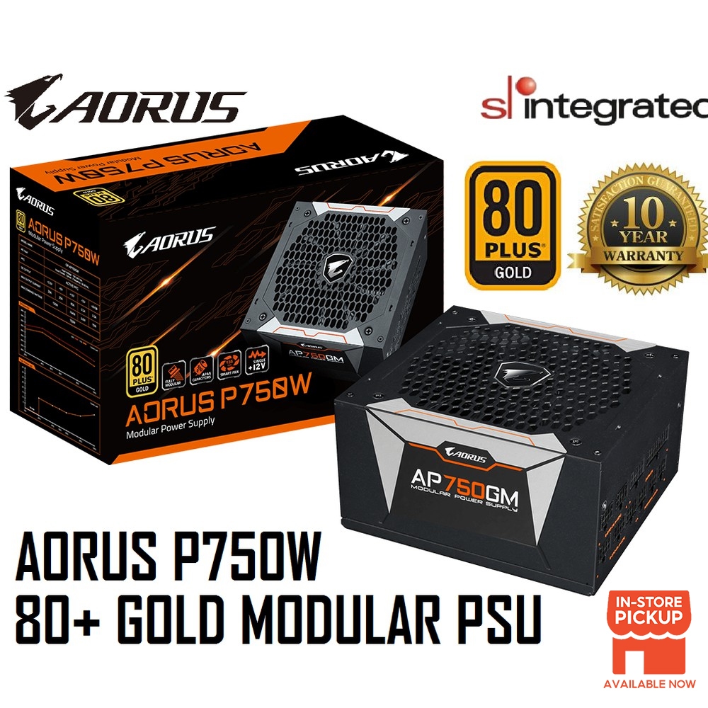 GIGABYTE AORUS P750W 80+ GOLD MODULAR PSU | Shopee Malaysia