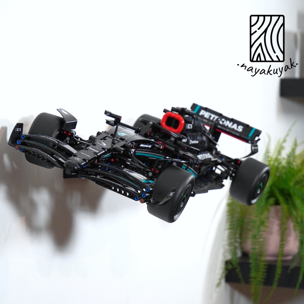 Offset & Flush Wall Mount for Lego Technic Mercedes AMG F1 W14 E ...