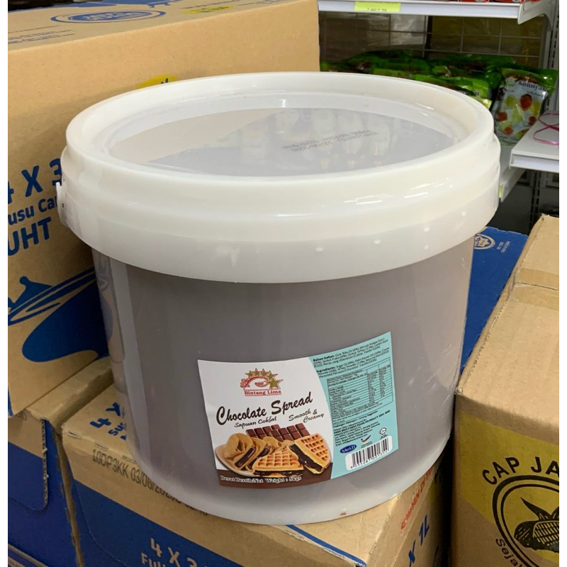Chocolate Spread 5kg / Peanut Spread (Kacang Tanah) 5kg Bintang Lima ...