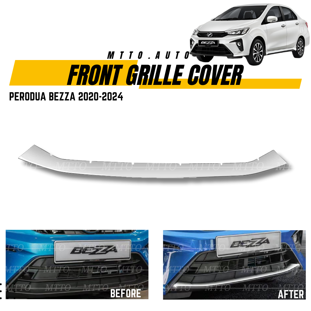 MTTO Perodua Bezza 1PCS Interior Car Front Bumper Garnish Front Grille ...