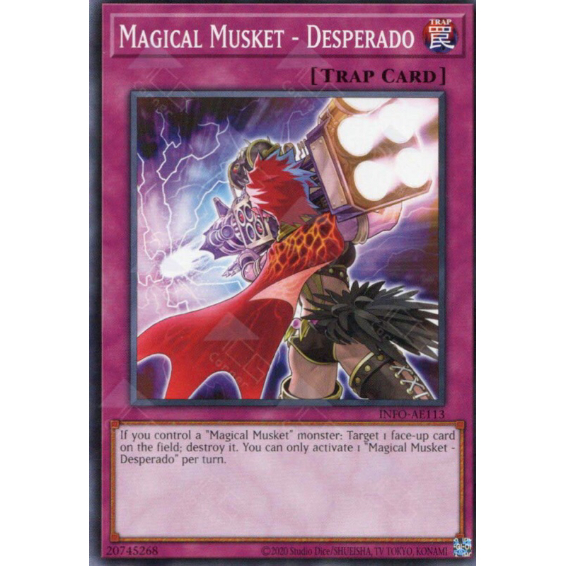 Yugioh INFO-AE113 Magical Musket - Desperado (N) | Shopee Malaysia