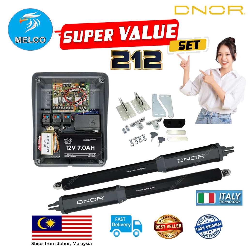 SUPER VALUE SET DNOR 212 D'NOR 212 - SWING AND FOLDING ARM AUTOGATE ...