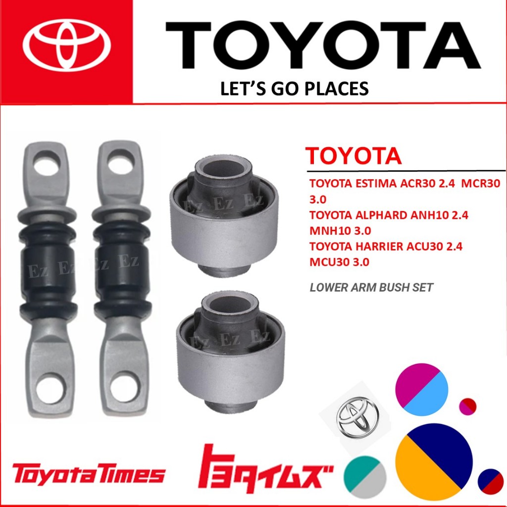 [4 IN 1] - FRONT LOWER ARM BUSH TOYOTA ESTIMA ACR30 2.4 MCR30 ALPHARD ...
