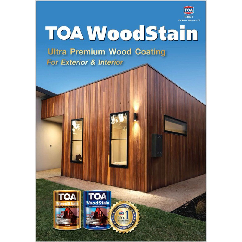 1LT TOA Woodstain Gloss for Interior and Exterior Wood Paint Wood ...