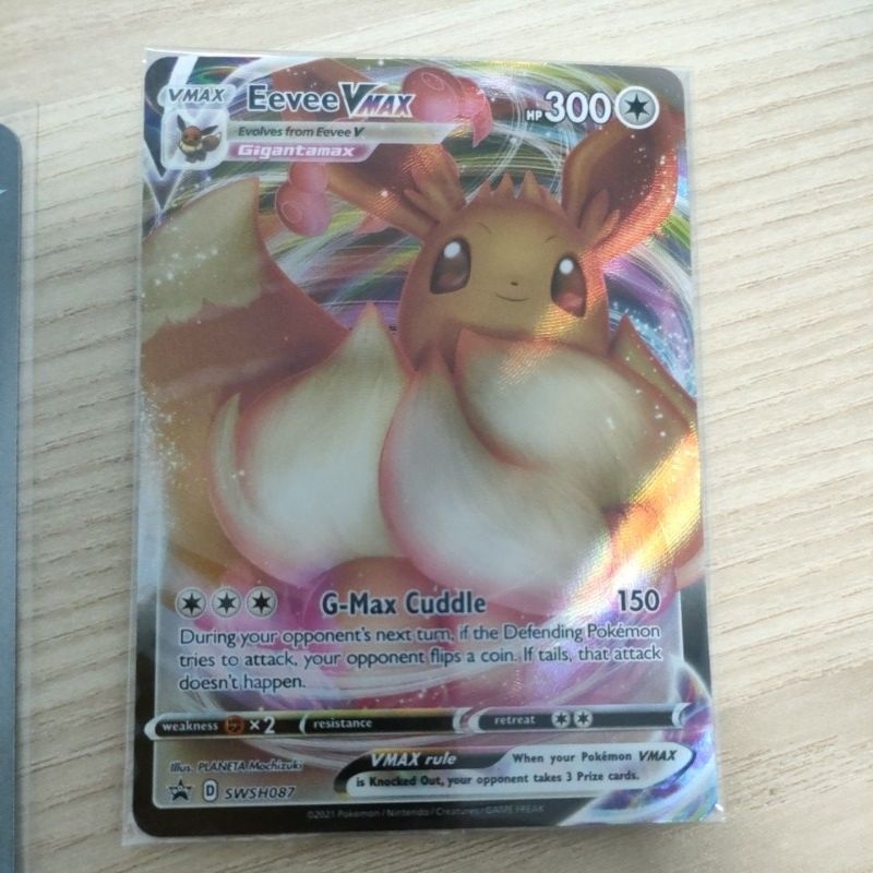 Eevee Vmax SWSH087 Sealed Pokemon Card Game PTCG Collection Scarlet Violet Stellar Crown Pokemon ...