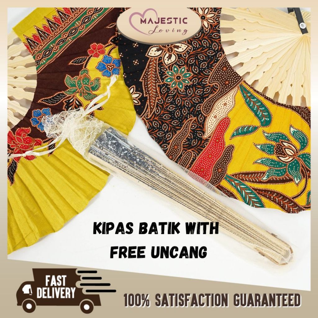 Kipas Tangan Batik Hand Fan Doorgift Batik Indonesia Doorgift Kipas ...