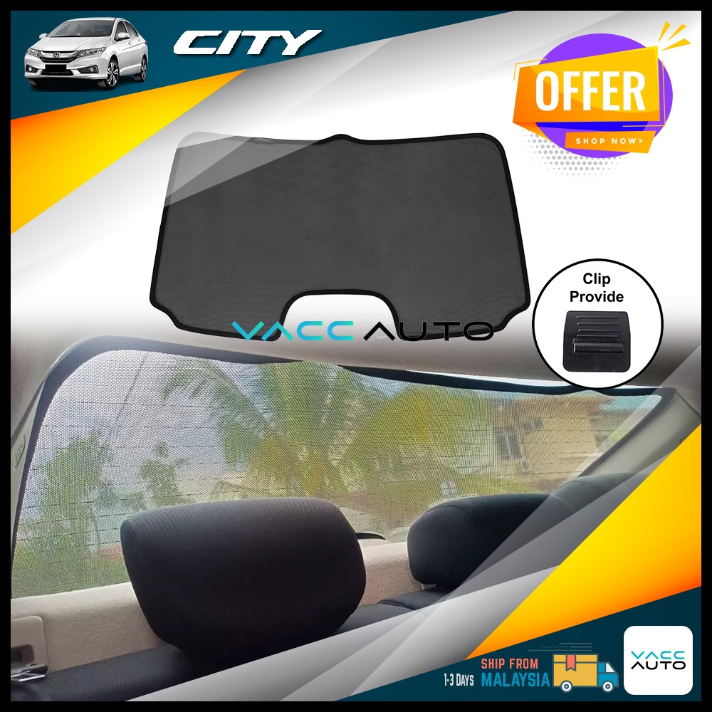 Honda City GM6 T9A 6th Rear Boot Windscreen Car Sunshade Trim City ...