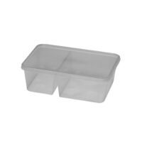 FR-1000-2C Disposable Plastic Food Container [ 50sets± ] 1000ml -Felton ...