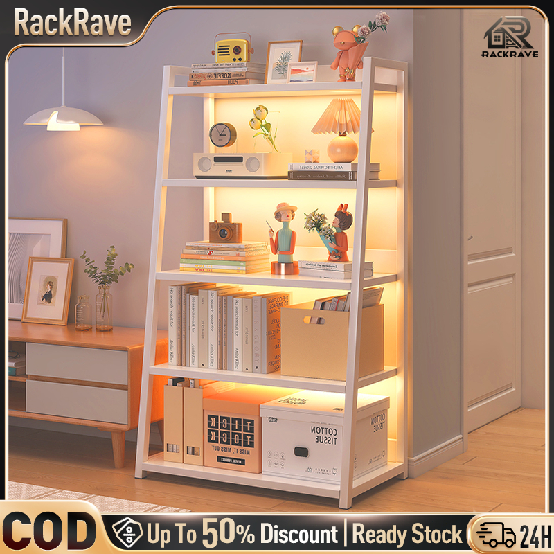 RR-Bookshelf Multifunctional Shelf Display Rack 3/4/5 Layer Storage ...