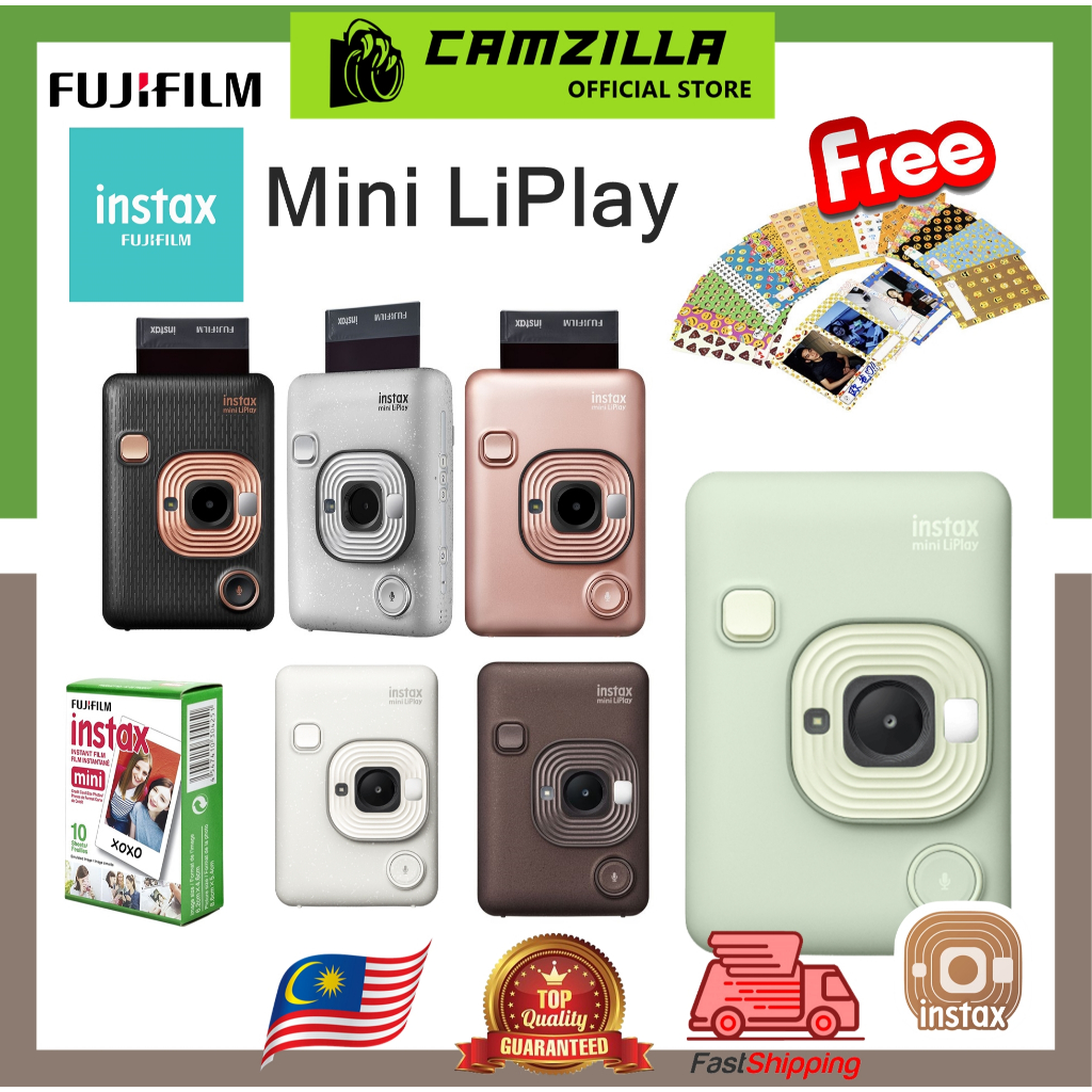Fujifilm Instax Mini LiPlay Instant Camera Photo Printer + Instax Film Fujifilm Malaysia ...