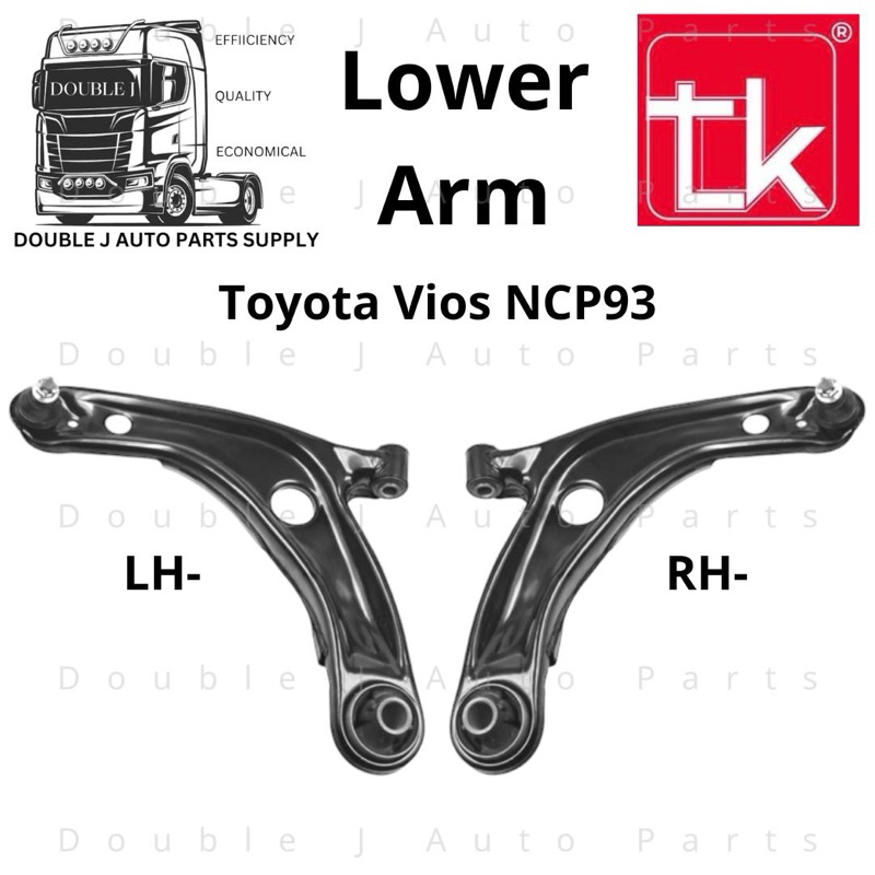 Genuine TK Front lower arm for Toyota Vios NCP93 (48069-09071/48068-09081) | Shopee Malaysia