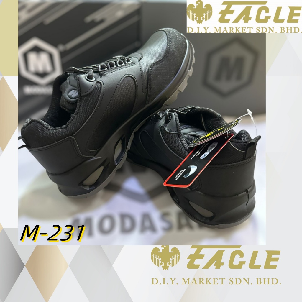 Modasafe M-231 Anti-static Low Cut 4.5" Laces-Up Safety Shoes (Sirim ...