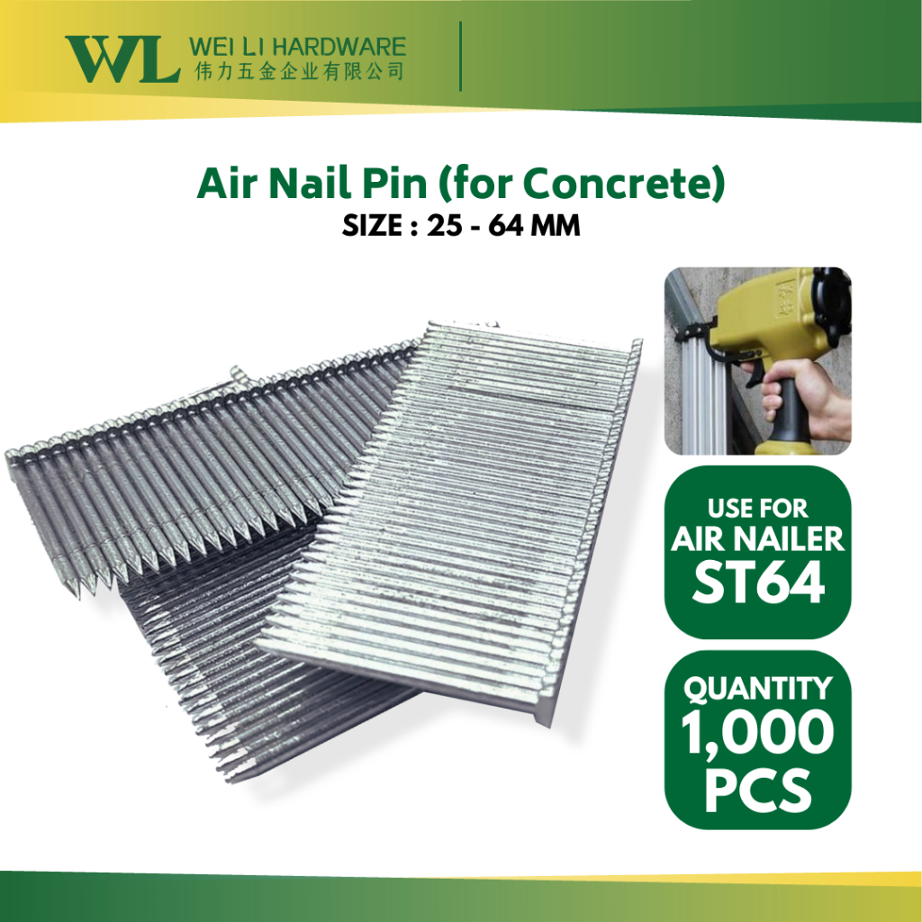 Air Nail Pin For ST64 Nail Gun / Nail Gun Concrete / ST64 Nailer Pin ...