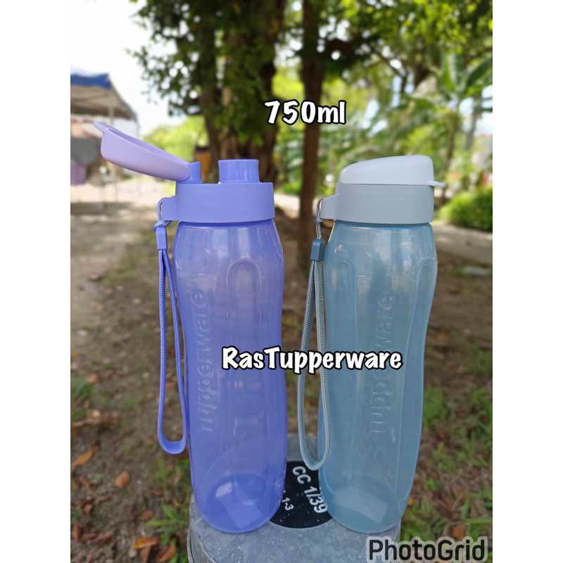 TUPPERWARE ECO BOTTLE 750ML WITH SPOUT CAP 1PC (LIGHT PURPLE/LIGHT GREY ...