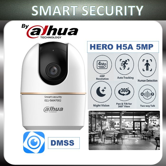 DAHUA WIFI CAMERA HERO H3A 3MP/ H5A 5MP Pan/Tilt 360 Two-way talk ...
