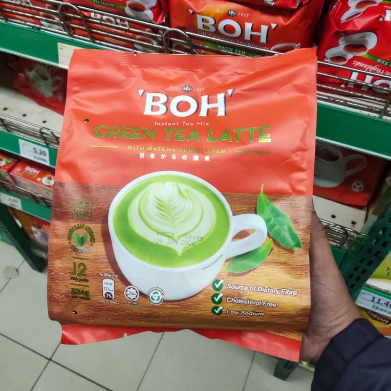 Boh Green Tea Latte (27g x 12's) | Shopee Malaysia