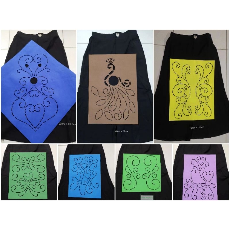 Corak Burie /Acuan Corak Burie (dilukis atas eva foam) | Shopee Malaysia