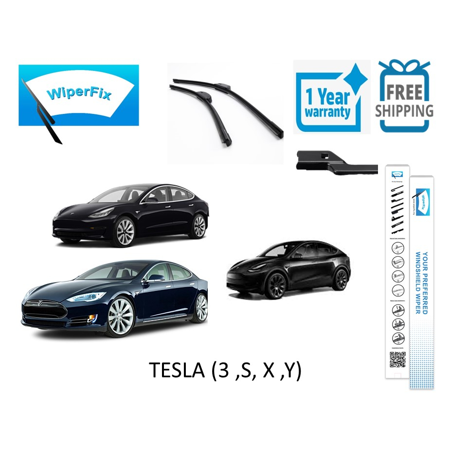 [WiperFix] TESLA MODEL 3 / X / Y / S WIPER 2011-2017-2023 - SILCONE ...