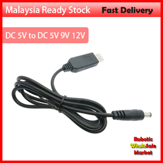 USB power boost line DC 5V to DC 5V 9V 12V Step UP Module USB Converter Adapter Cable 2.1*5.5mm ...