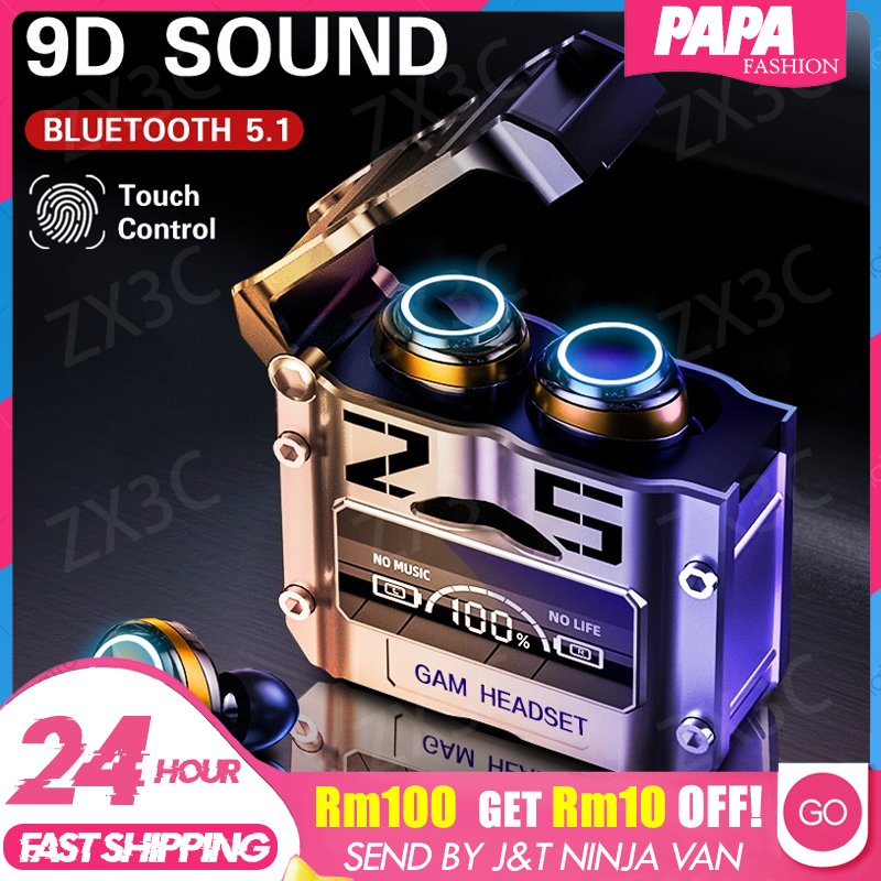 True Wireless M25 TWS Earbuds with Mic Gaming 40ms Low Latency ...