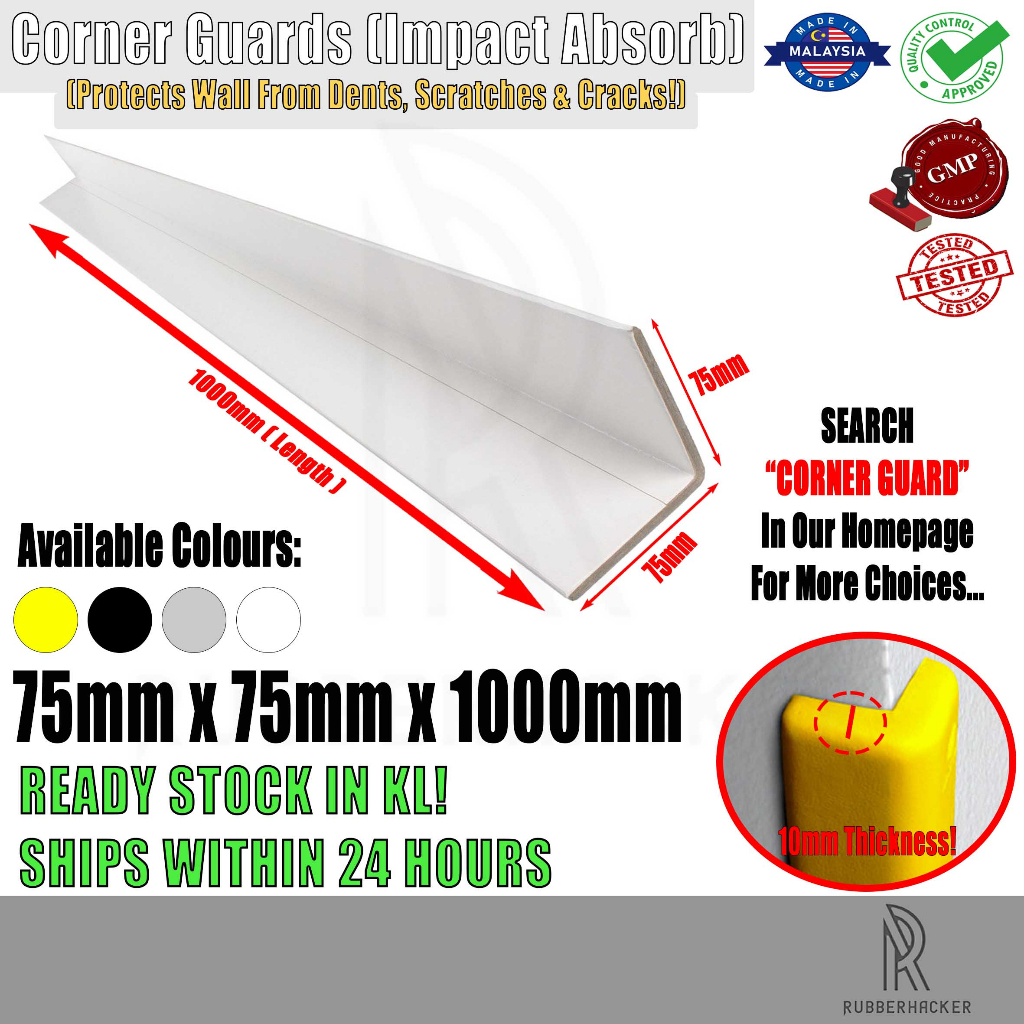 CORNER GUARD WALL PROTECTOR WITH REFLECTIVE FOR CAR PARK / COLUMN GUARD ...