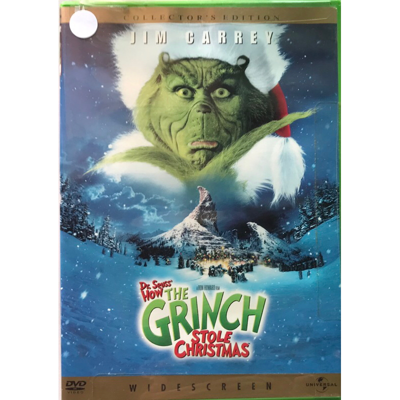Jim Carrey DVD Movie : How The Grinch Stole Christmas | Shopee Malaysia