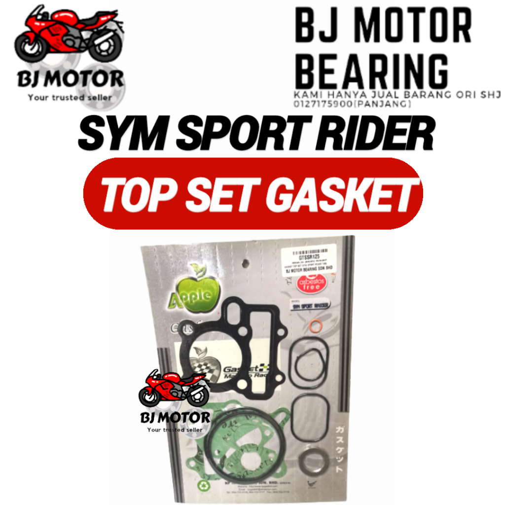SPORT RIDER GASKET TOP SET APPLE SPORTRIDER 125I TOP SET NP SYM SPORT ...