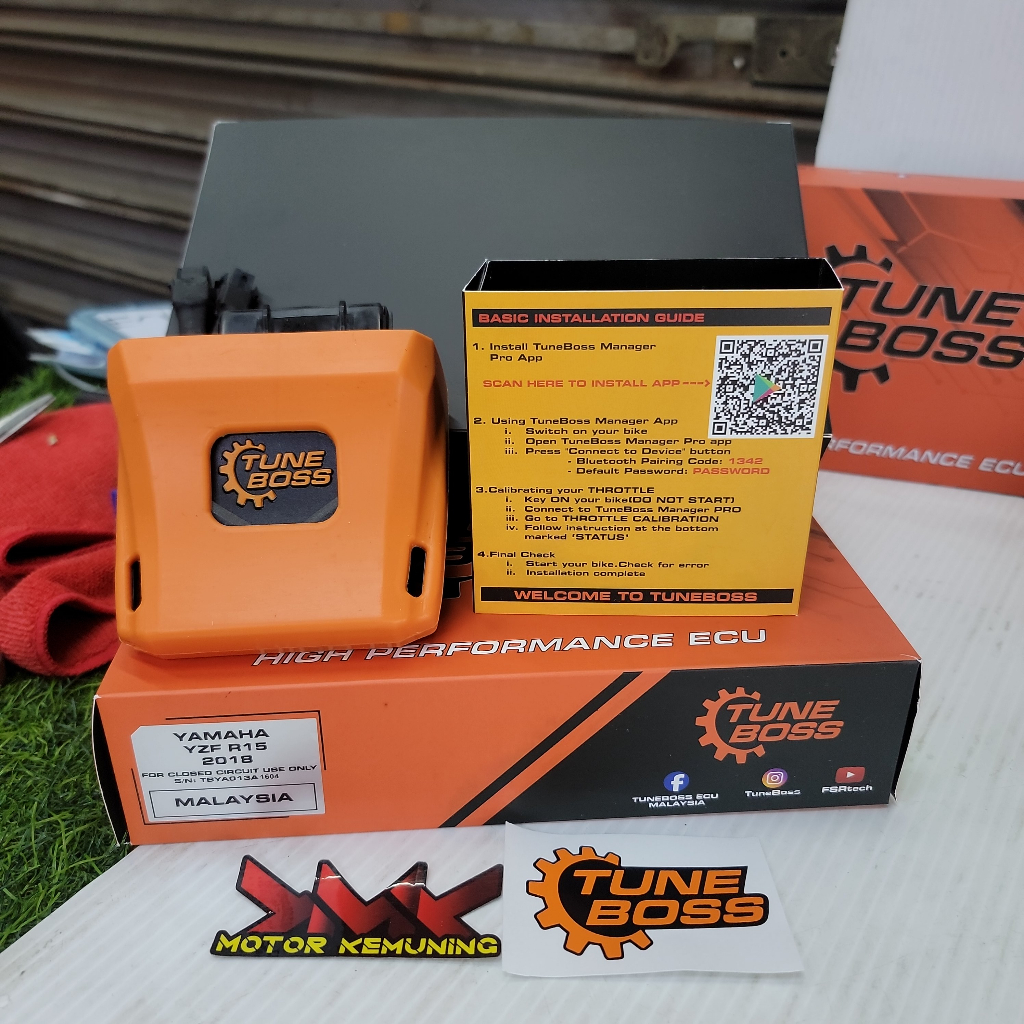 TUNE BOSS RACING ECU Y15ZR V1 V2/ Y16ZR / FZ150I / LC135 V8 / R15 V3 / LAGENDA 115 ECU TUNEBOSS ...