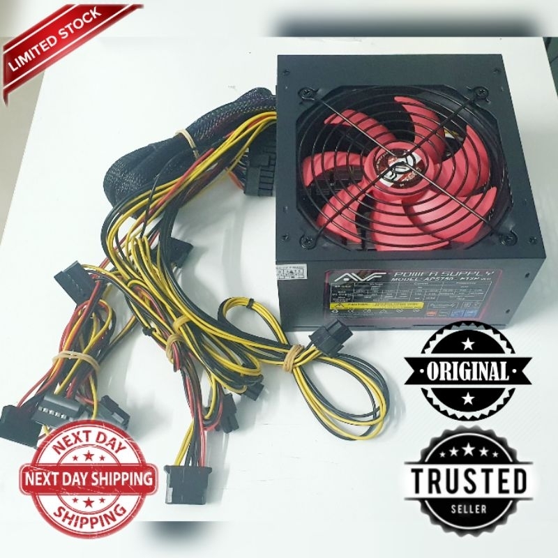 Original AVF Power Supply PC Gaming PSU APS750-F12P 750W with Power ...