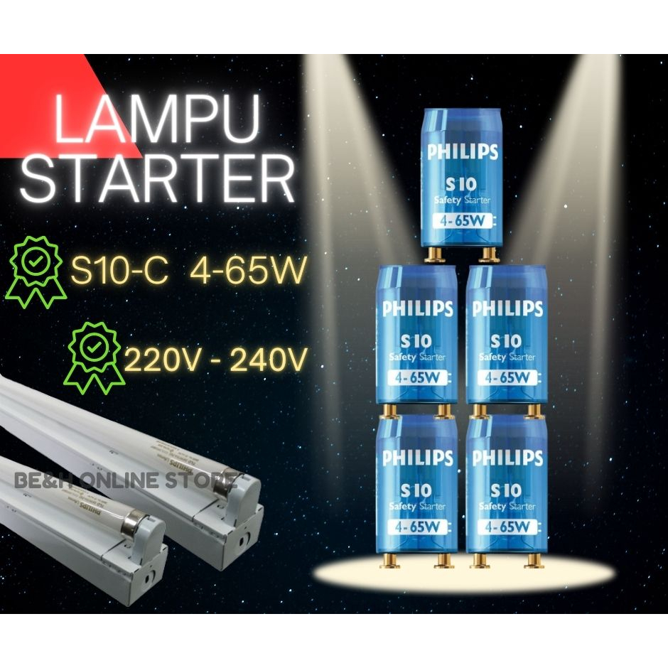 MEGA S10 FLUORESCENT LAMP STARTER / STARTER LAMPU | Shopee Malaysia