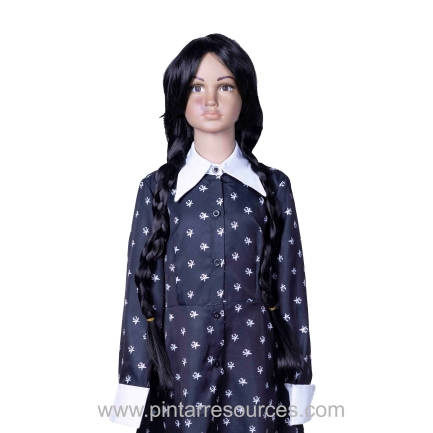 READY STOCK Cosplay Wednesday The Addams Family Wig Movie Character ...