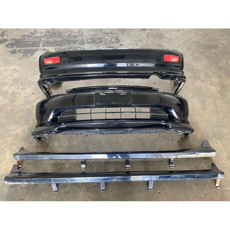 Honda Stream Front Rear Bumper With Side skirt Modulo Set For RN1 RN2 ...