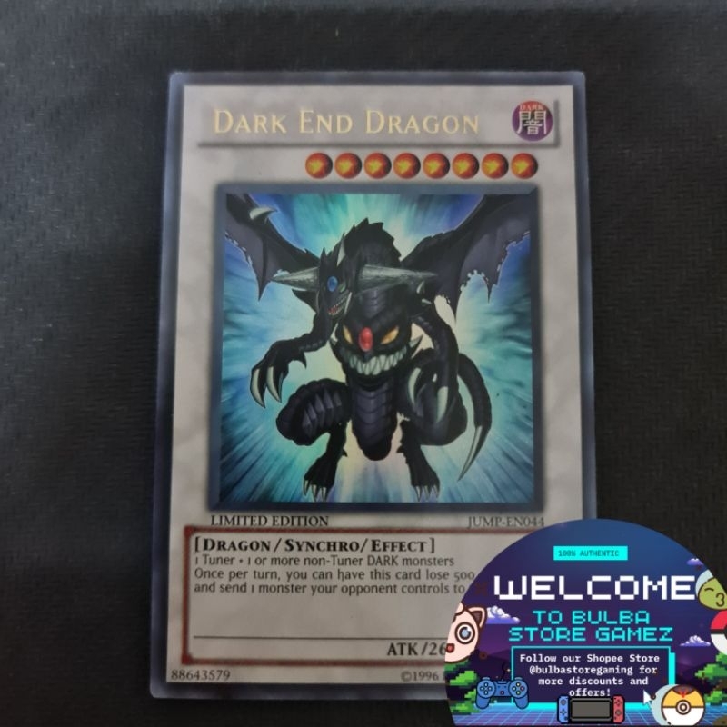 Limited Edition - Dark End Dragon JUMP-EN044 Ultra Rare Shonen Jump Magazine Promo SJMP Yugioh ...