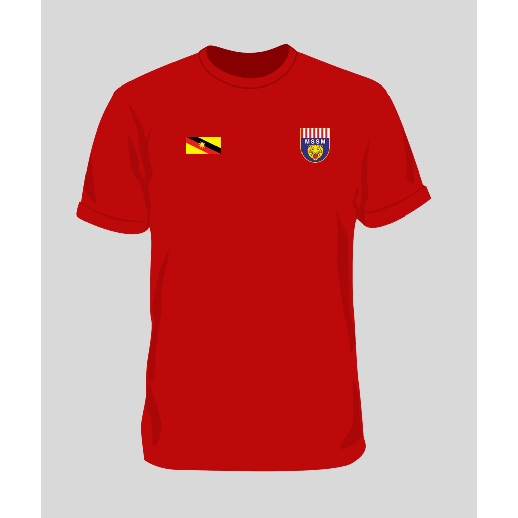 MSSM NEGERI SARAWAK | MAJLIS SUKAN SEKOLAH MALAYSIA TSHIRT NEGERI | 100 ...