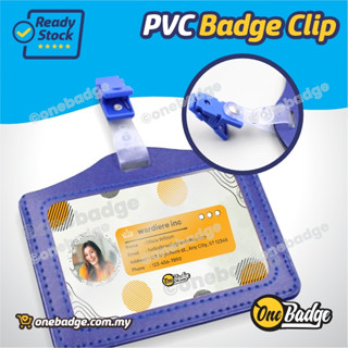 PVC Name Badge Clips (10pcs/pkt) | Name Badge Holder | PVC Strap Tag ...