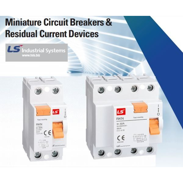 LS RKN 40A 63A 100A 2P 4P ELCB RCCB 0.1A 0.03A 0.3A | Shopee Malaysia